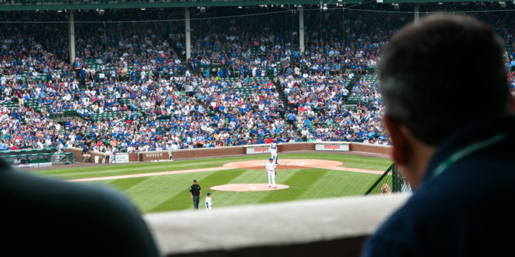 Chicago Cubs Baseball at Wrigley Field Game Day