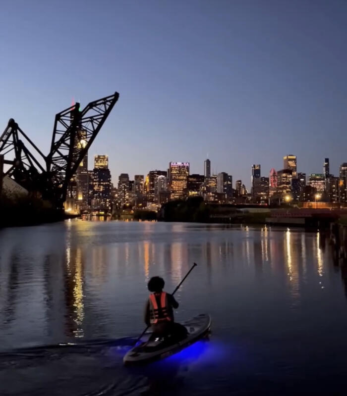 Neon Paddle | Choose Chicago