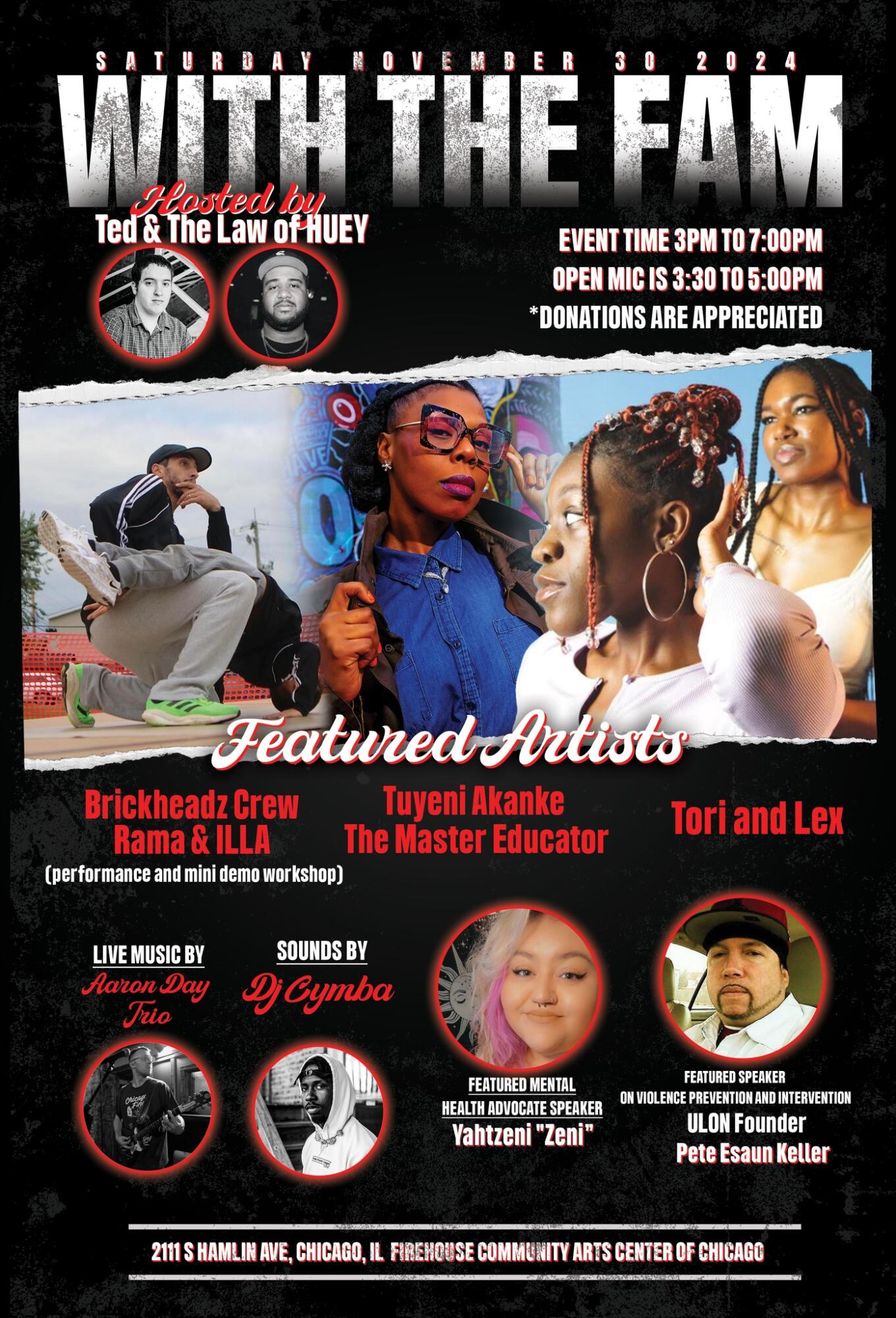 With The Fam | 11/30/2024 | Choose Chicago