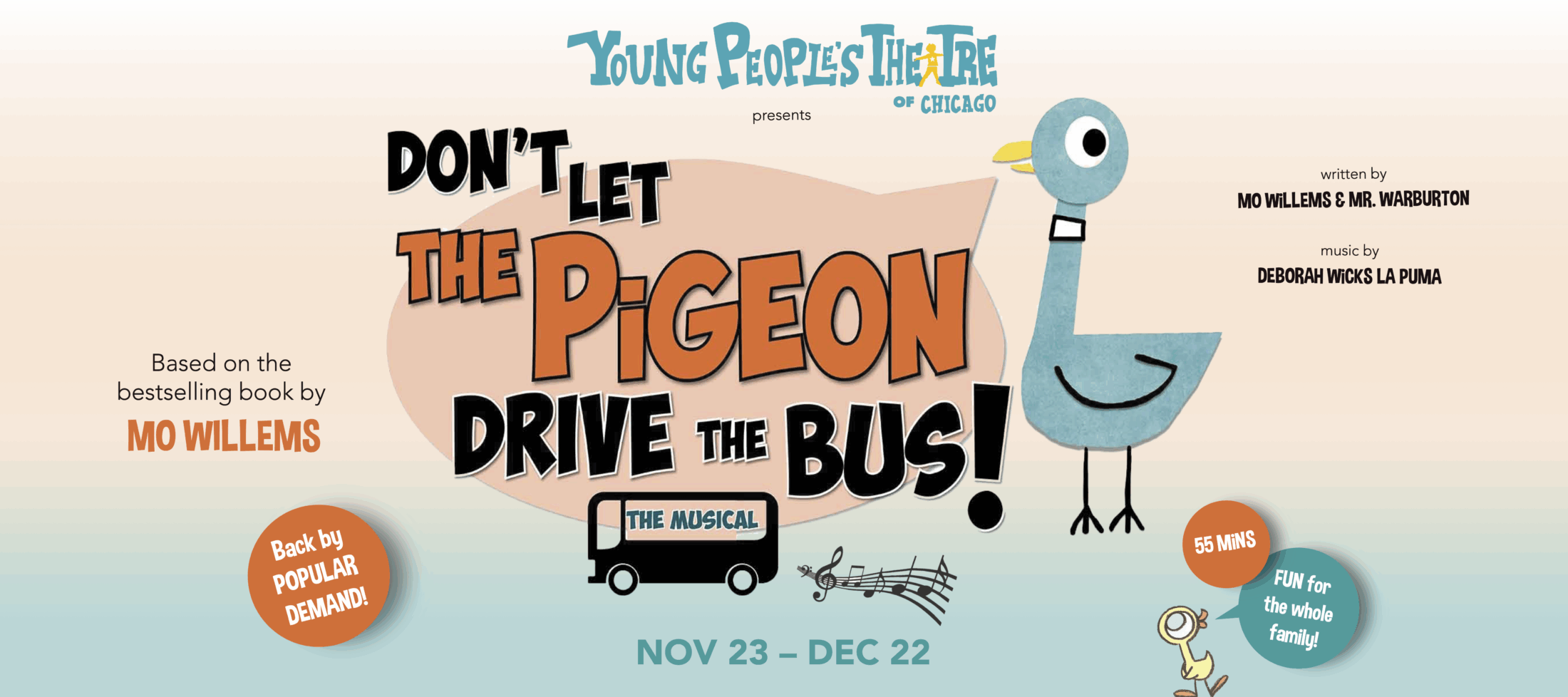 Don’t Let the Pigeon Drive the Bus! | 11/30/2024 | Choose Chicago