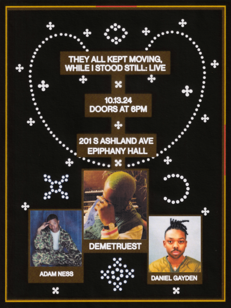 Demetruest They All Kept Moving While I Stood Still: LIVE w/ Adam Ness ...