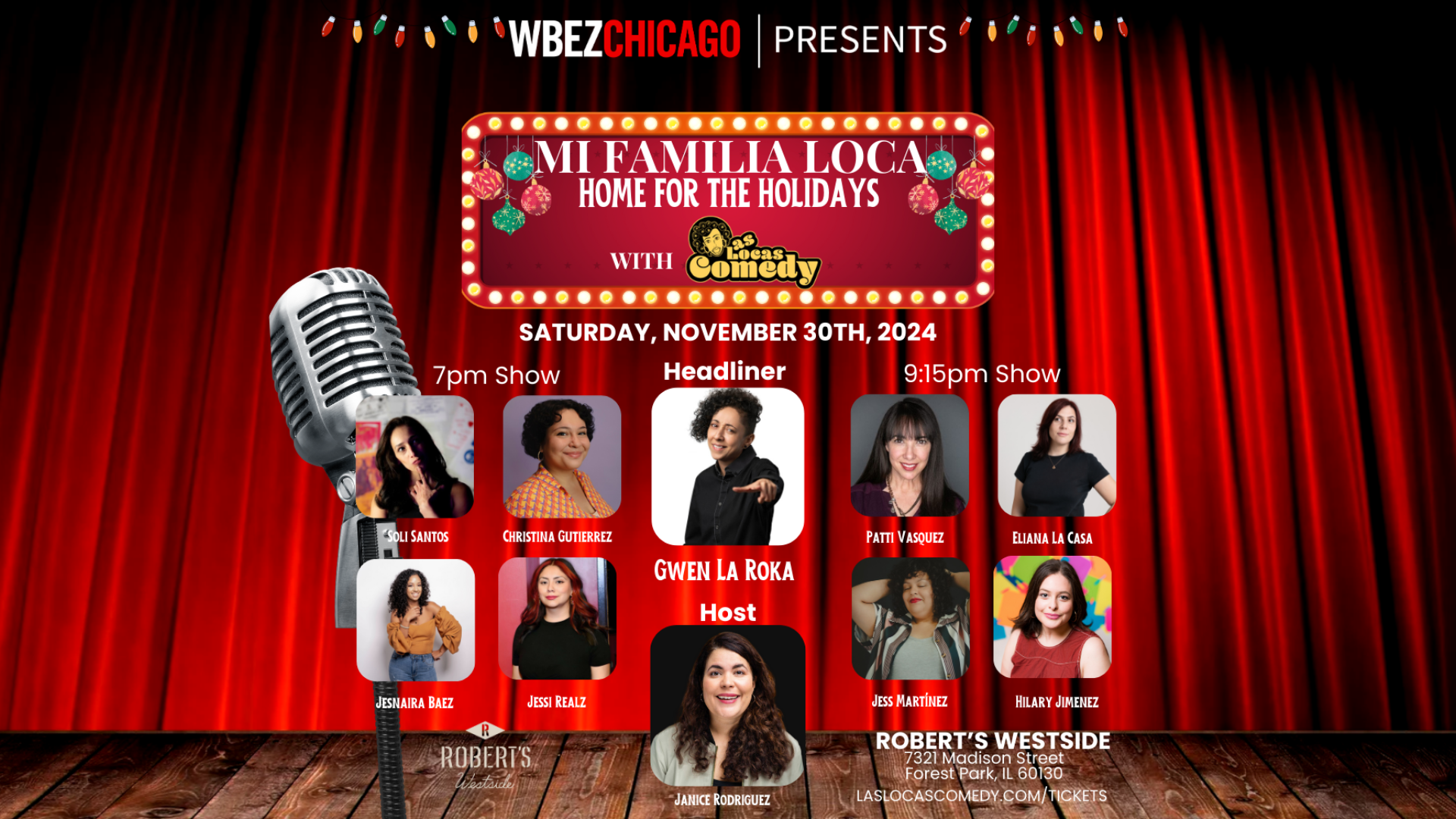 WBEZ & Las Locas Comedy Present: Mi Familia Loca – Home for the ...
