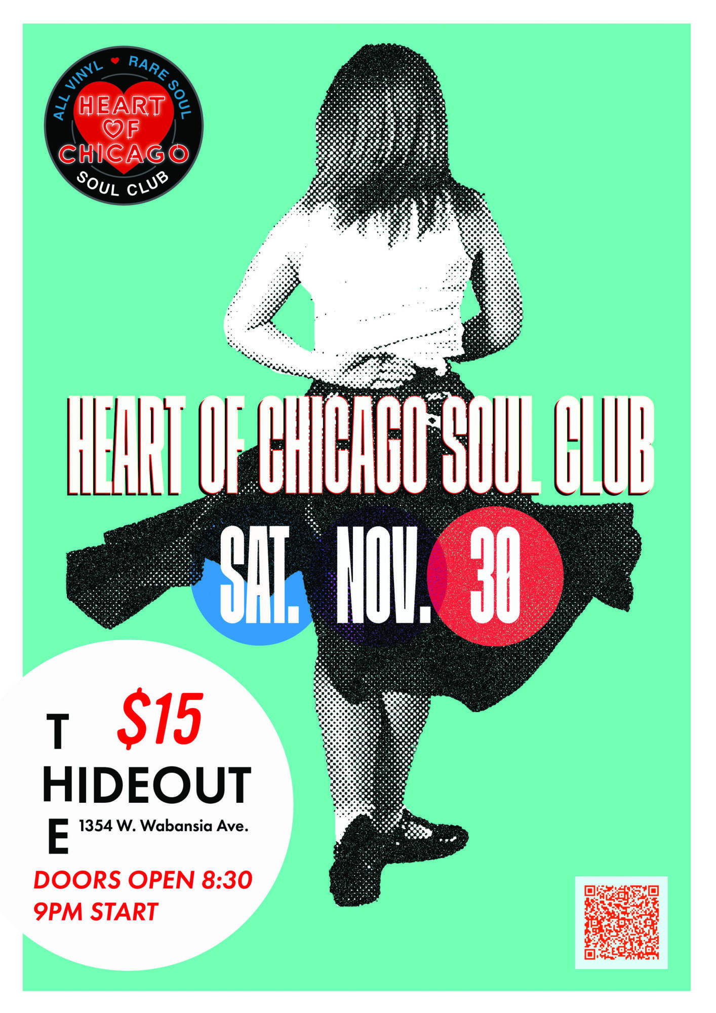 Heart of Chicago Soul Club All Vinyl Rare Soul Dance Party | 11/30/2024 ...
