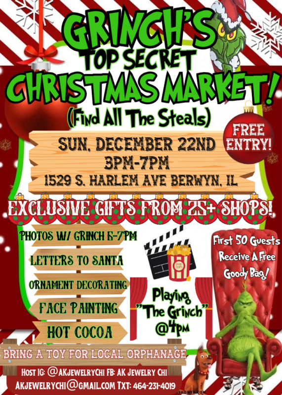Grinch’s Top Secret Christmas Market! | 12/22/2024 | Choose Chicago