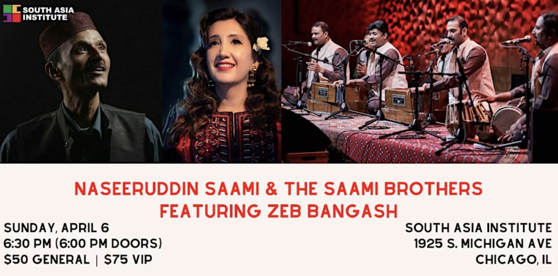 Naseeruddin Saami & The Saami Brothers with Special Guest Zeb Bangash ...