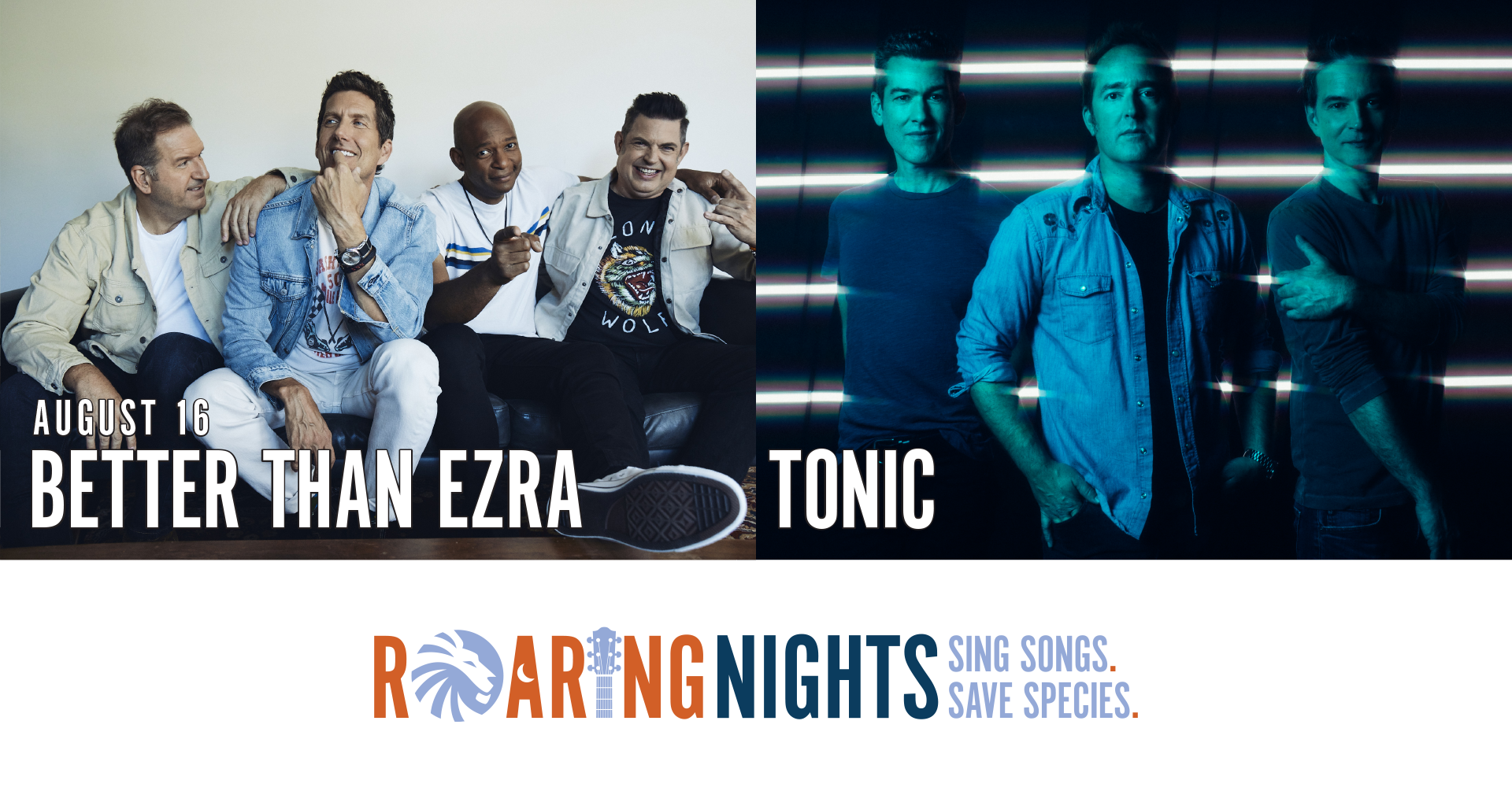 Roaring Nights at Brookfield Zoo Chicago: Better Than Ezra & Tonic | 08 ...